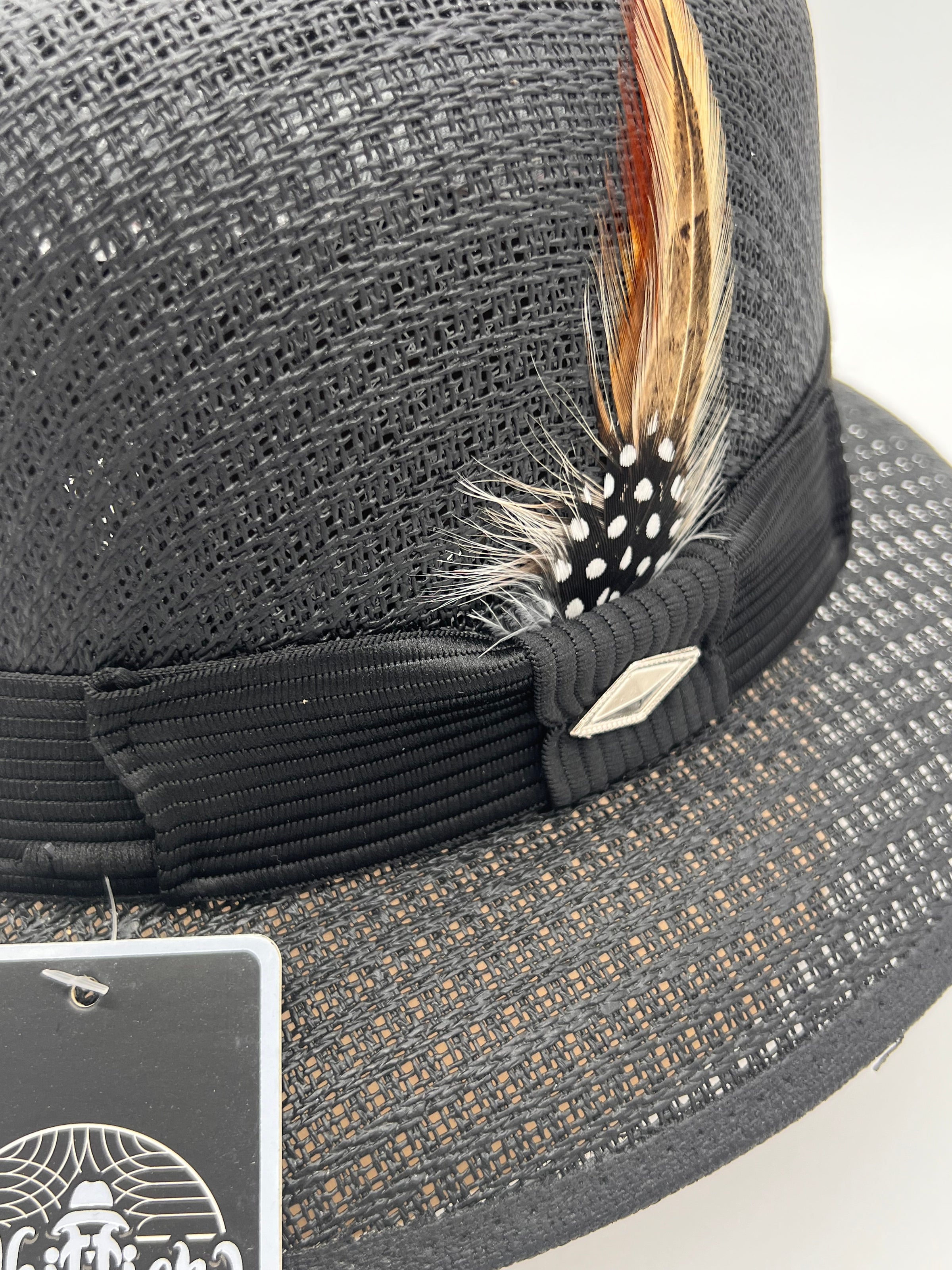 Whittier Straw Lowrider - Black | Simply Hats