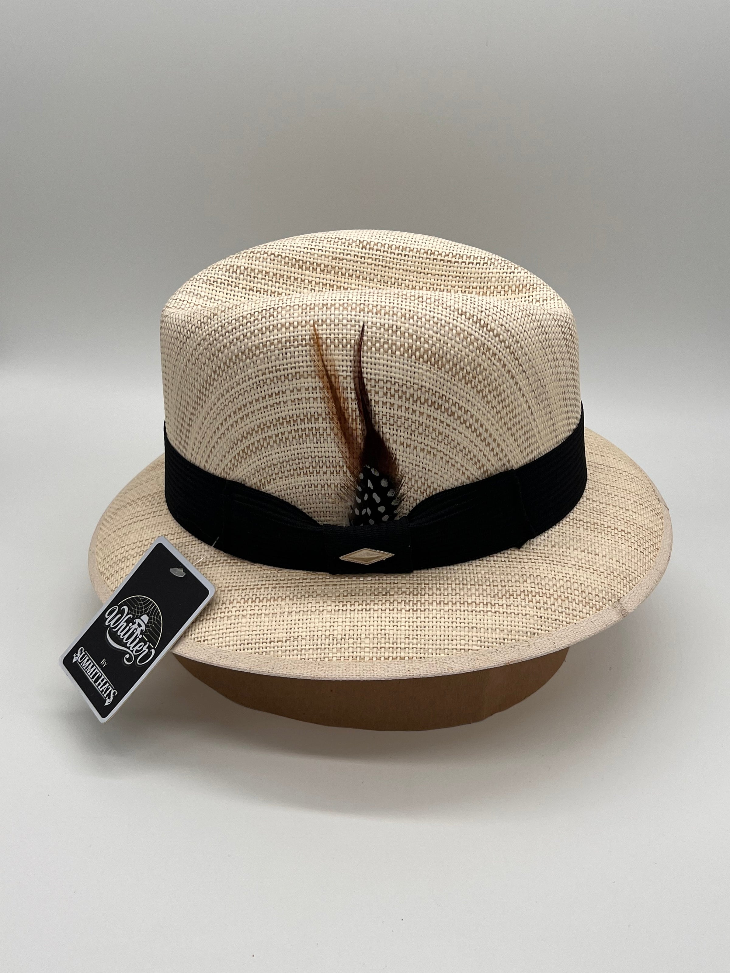 Whittier Straw Lowrider - Khaki | Simply Hats
