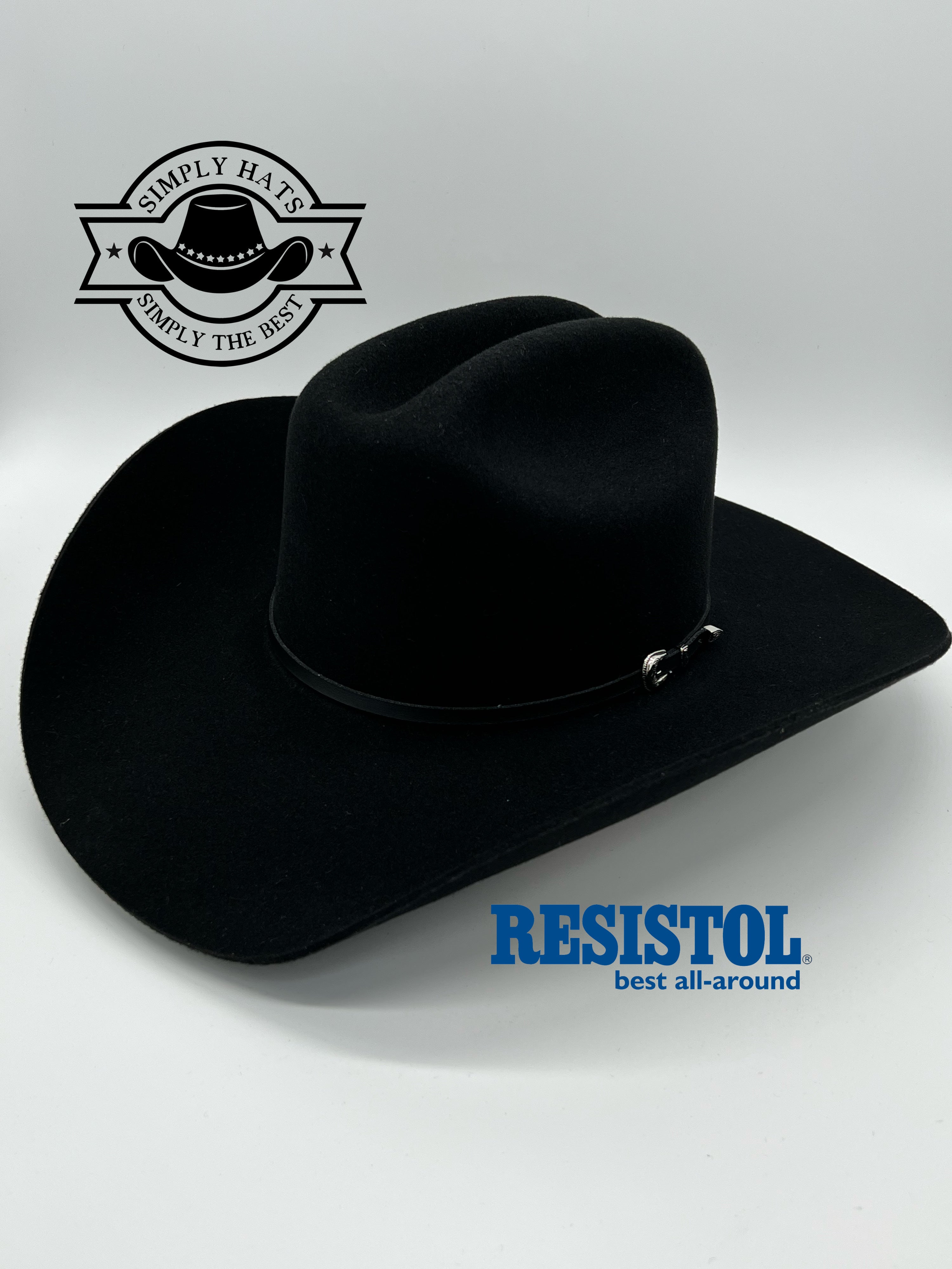 4x "Sonora" Resistol - Black | Simply Hats