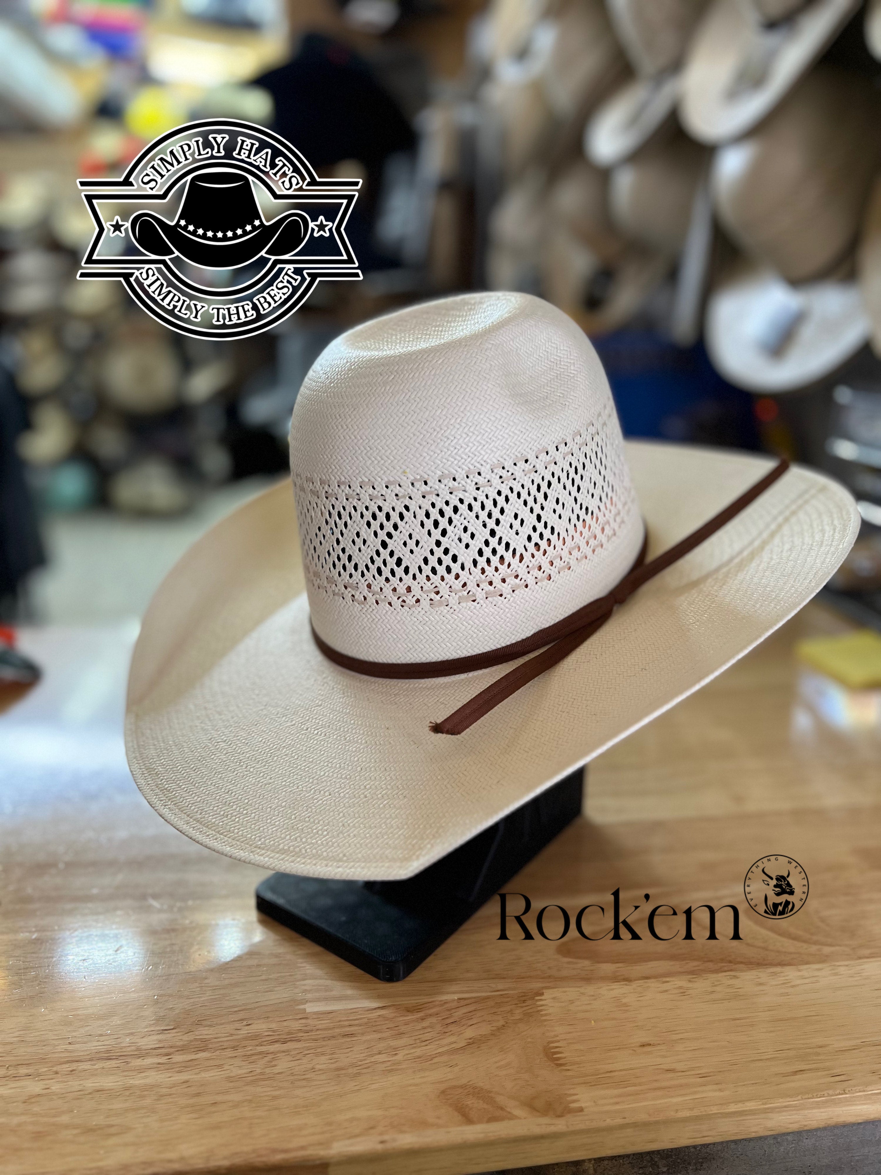 "Fences" Open Crown - Natural | Simply Hats
