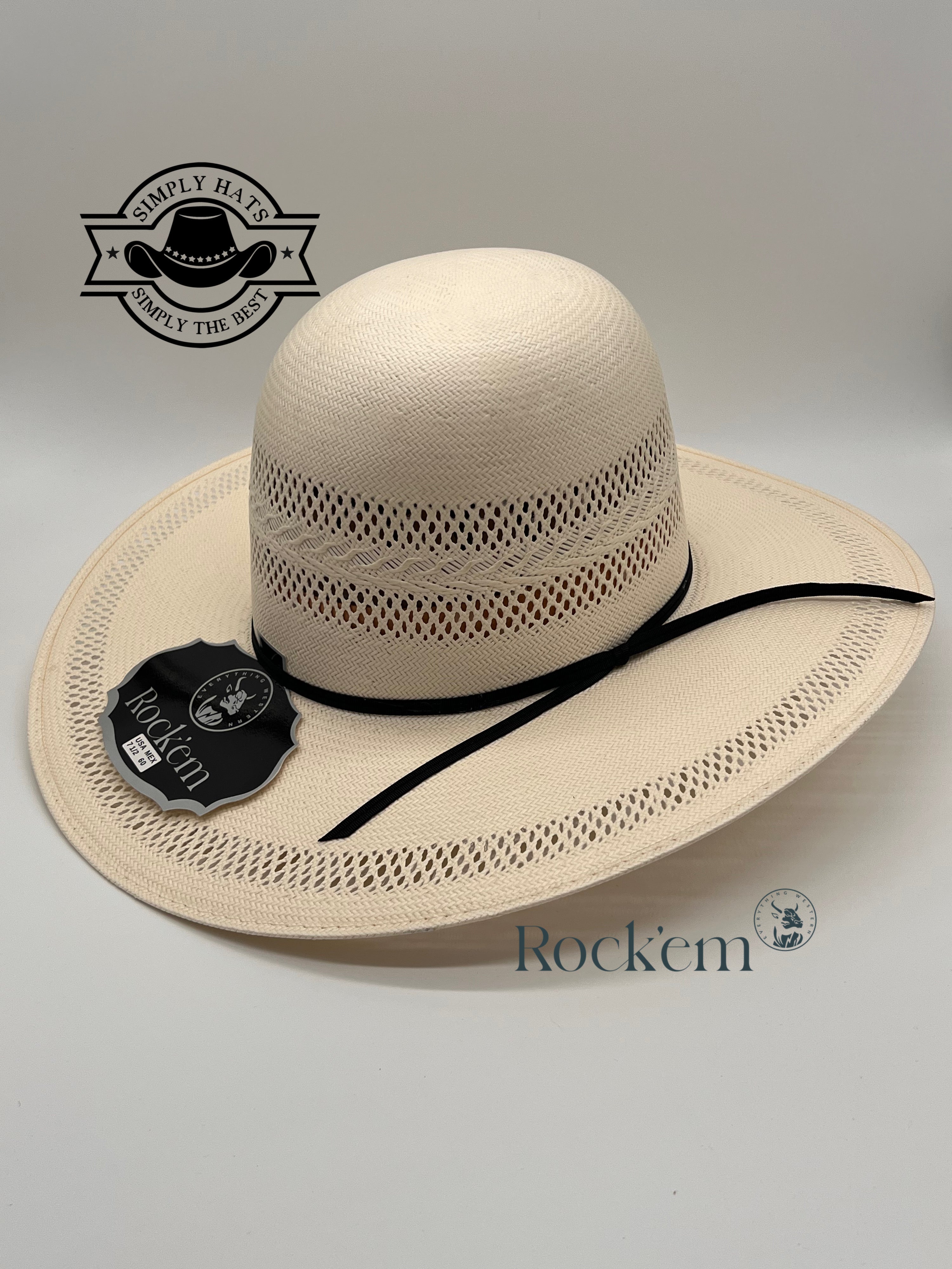 "Austin" Open Crown - Natural | Simply Hats