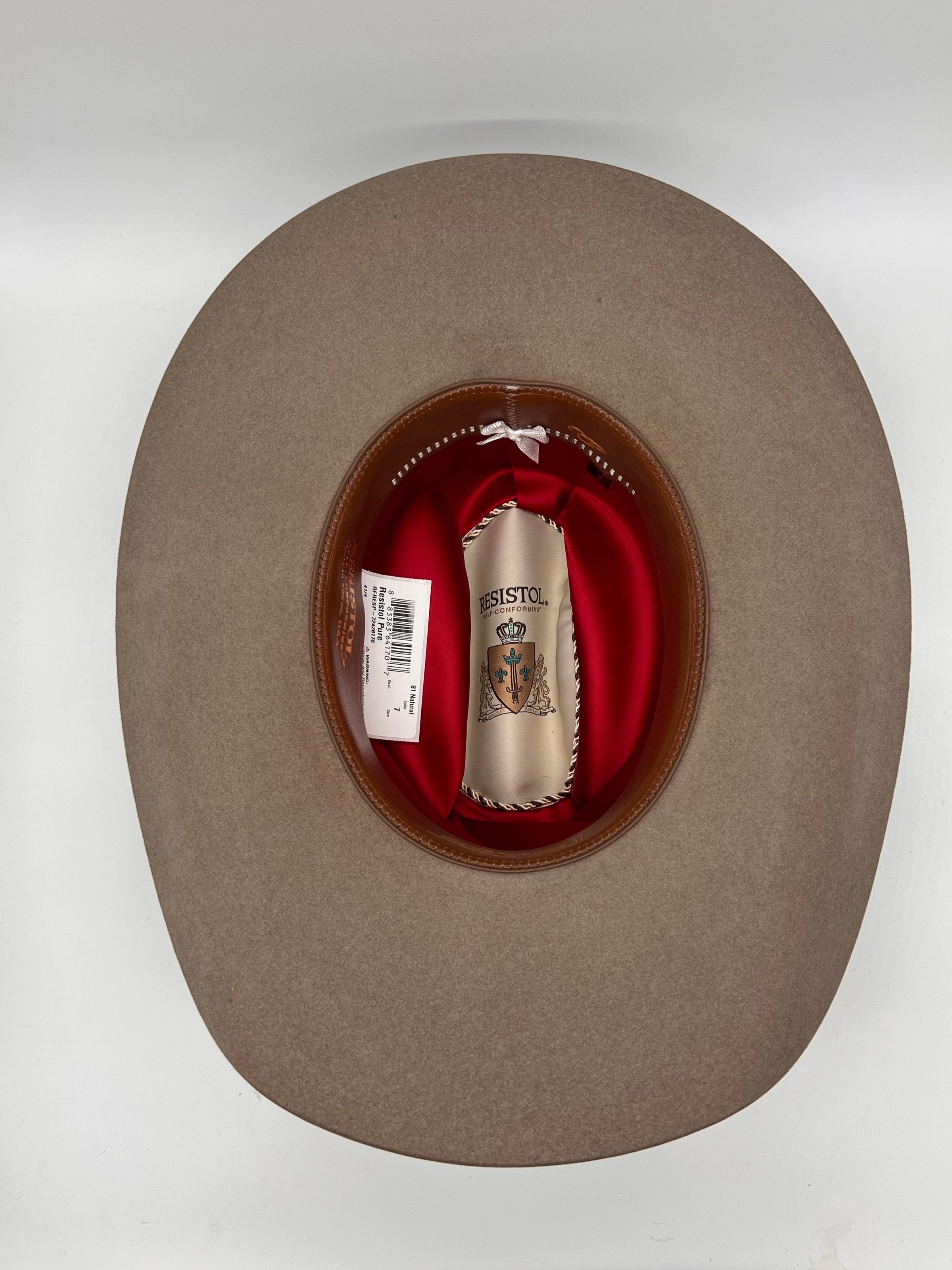 1000x "Resistol Pure" 100% Beaver - Natural | Simply Hats