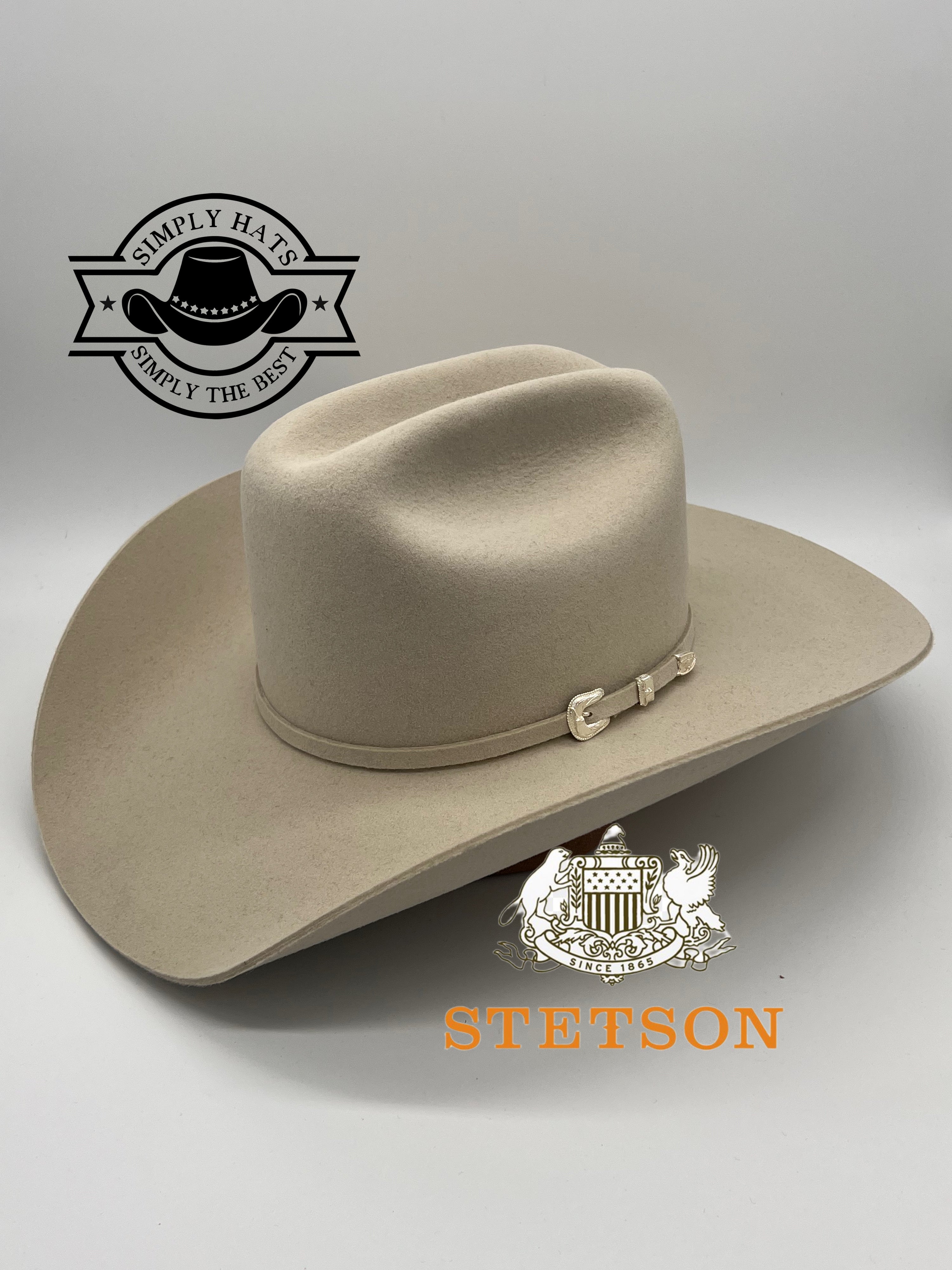 4x "Deadwood" Stetson - Bone | Simply Hats