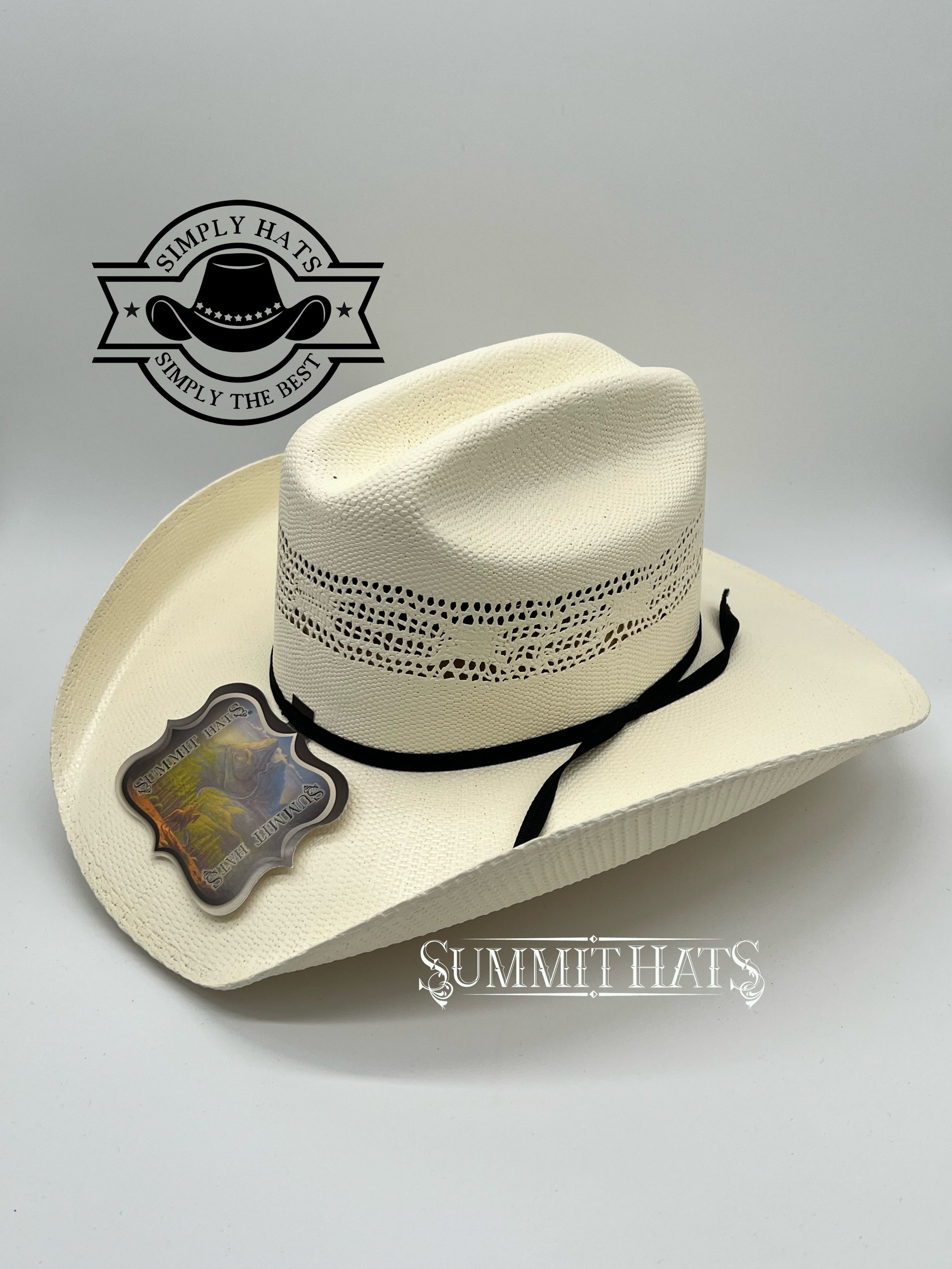 Cattleman Bangora "Classic" - Ivory | Simply Hats