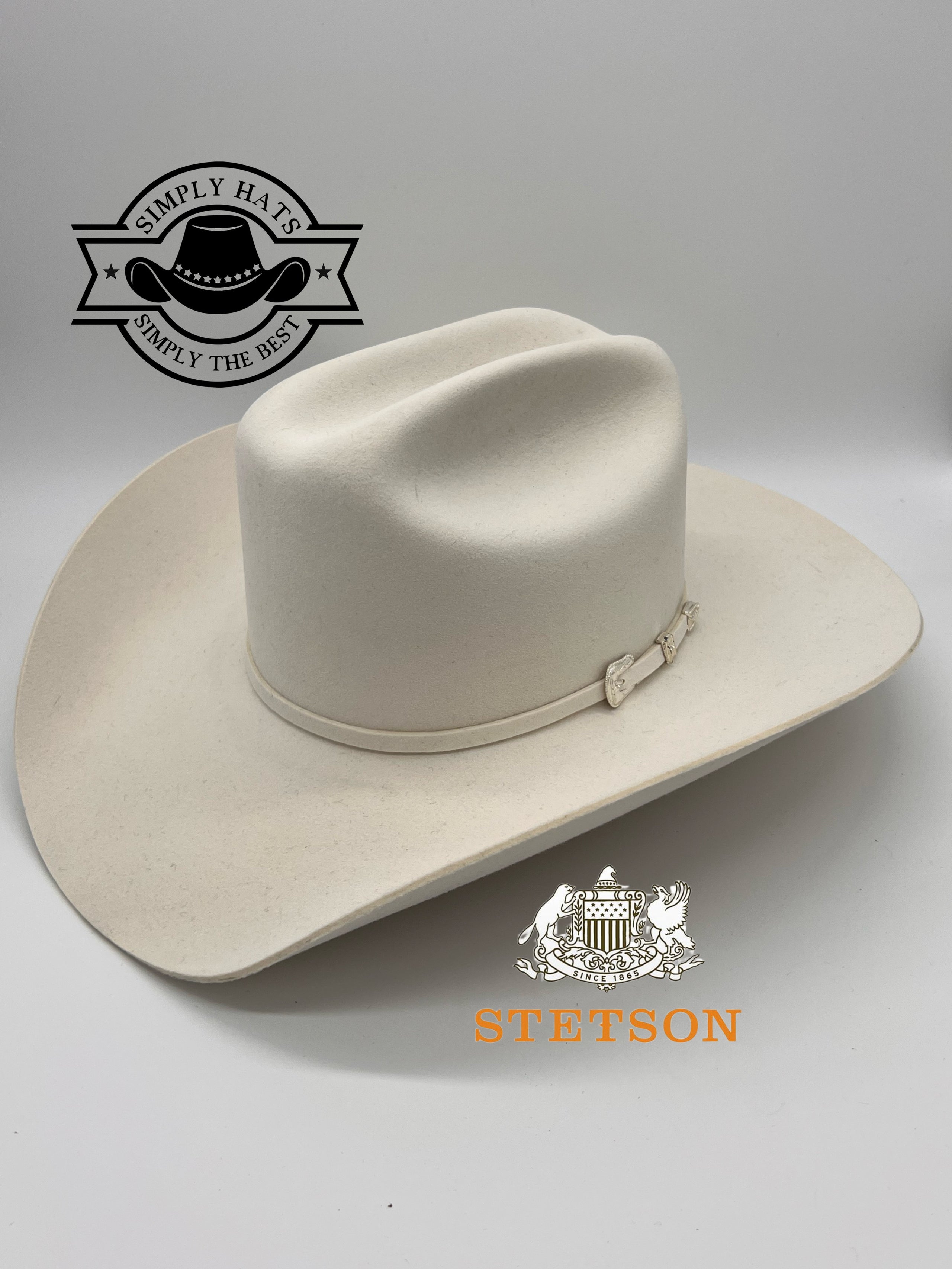 4x "Deadwood" Stetson - White | Simply Hats