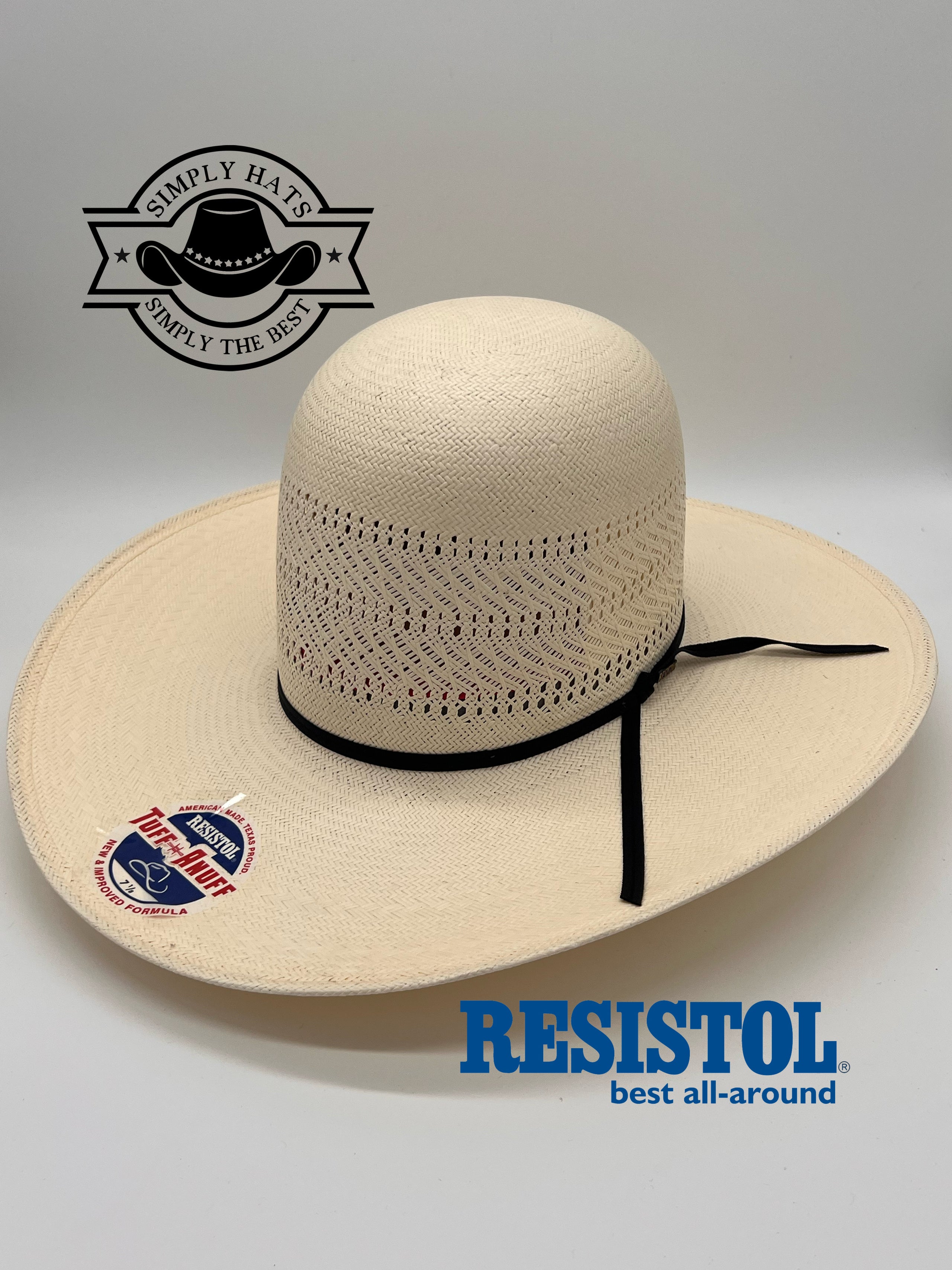 20x "Chase" Resistol Open Crown - Natural | Simply Hats